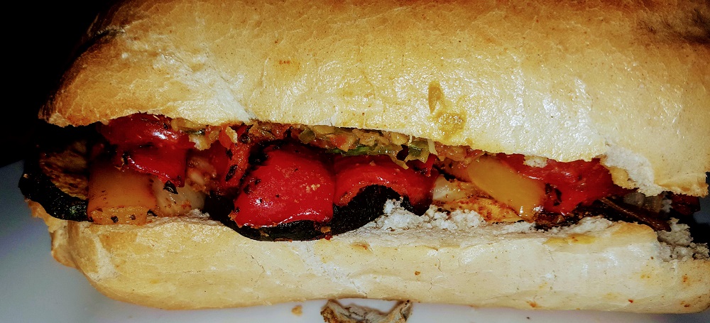 Roasted Veggie Sub & Oil Free Pesto – The Spicy Spatula